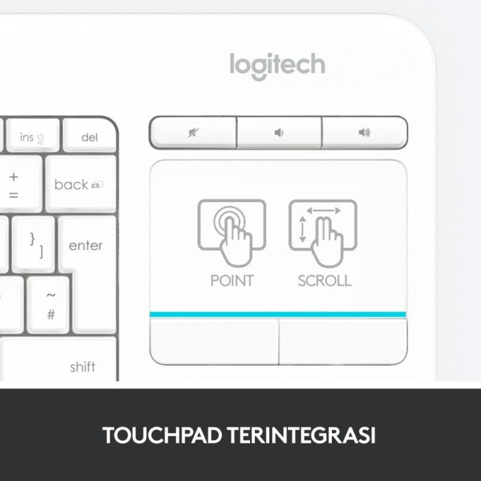 Jual Logitech K400 Plus Keyboard Wireless - Original Garansi Resmi 1 ...