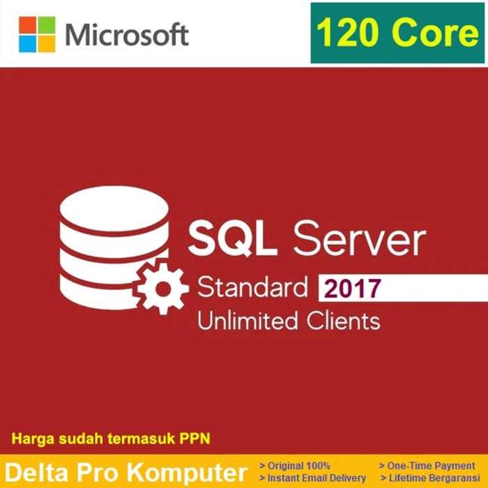 Jual Microsoft SQL Server 2017 Standard 120 Core Unlimited CAL Lifetime | Shopee Indonesia