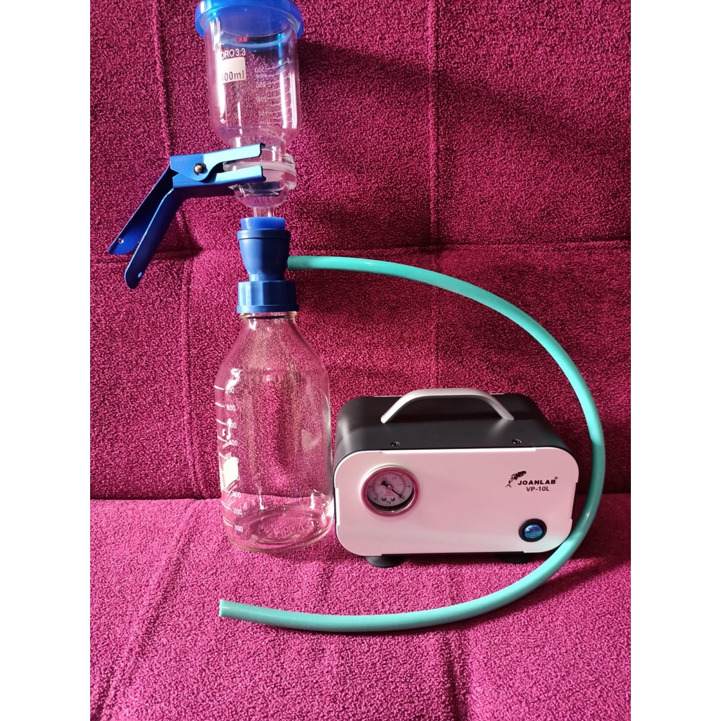 Jual Bottle Vacuum Filtration 1000ml Type GL 45 Plus Vacuum Pump ...