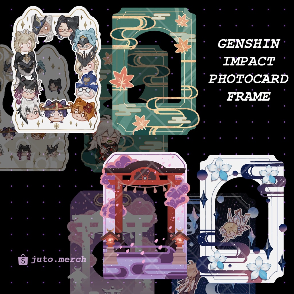 Jual GENSHIN IMPACT PHOTOCARD FRAME (FAN MERCH) | Shopee Indonesia