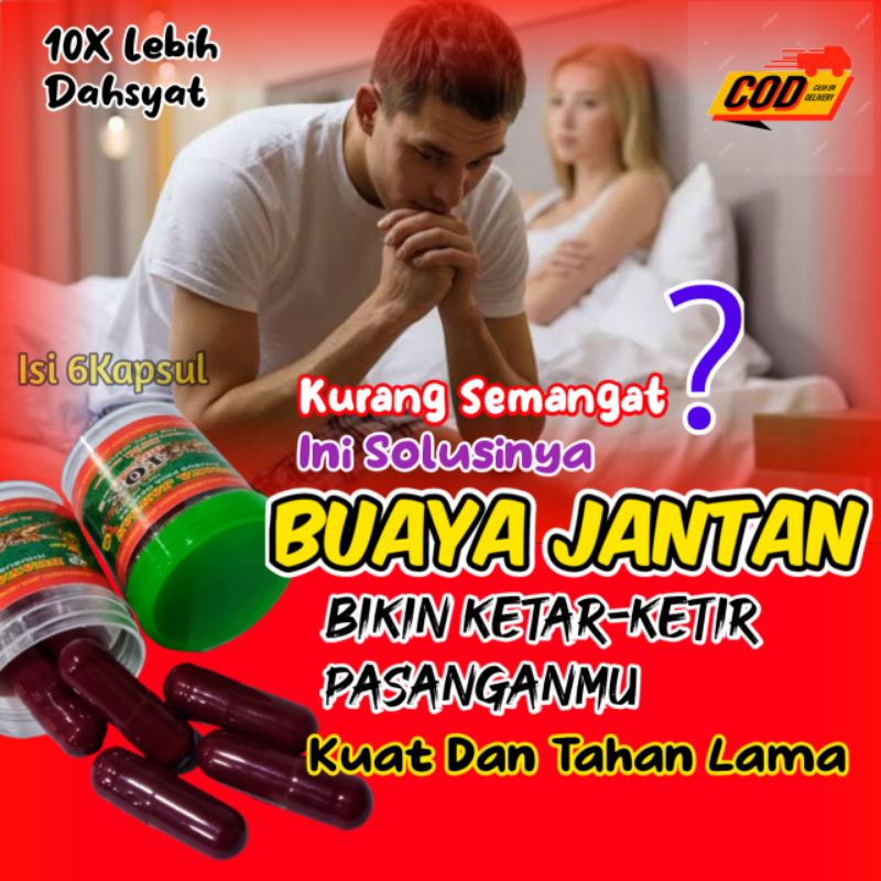Jual Obat Kuat Pria Tahan Lama Kapsul TEMPUR Buaya Jantan Herbal | Shopee Indonesia