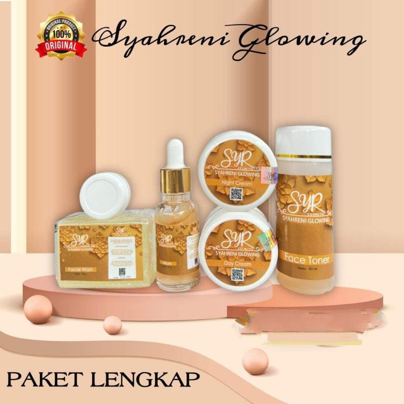 Jual Cod bpom skincare paket lengkap syahreni glowing syr glowing ...