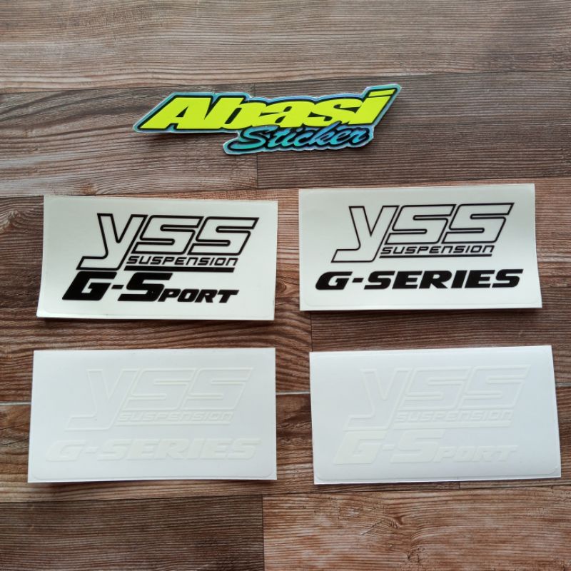 Jual STICKER YSS G-SERIES DAN YSS G- SPORT TRANSFARAN | Shopee Indonesia