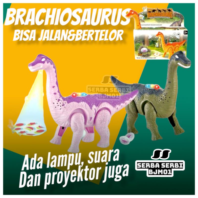Jual ROBOT DINOSAURUS BRACHIOSAURUS MAINAN ANAK DINOSAURUS BISA JALAN ...