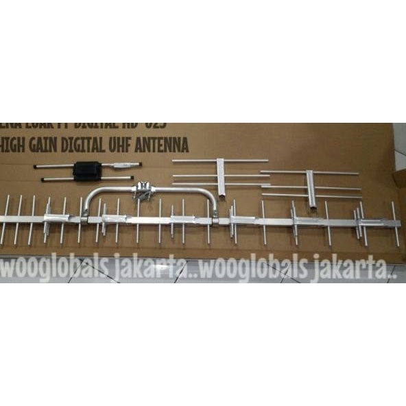 Jual ANTENA LUAR PF DIGITAL HD-U25 SUPER HIGH GAIN DIGITAL UHF (model YAGI) | Shopee Indonesia