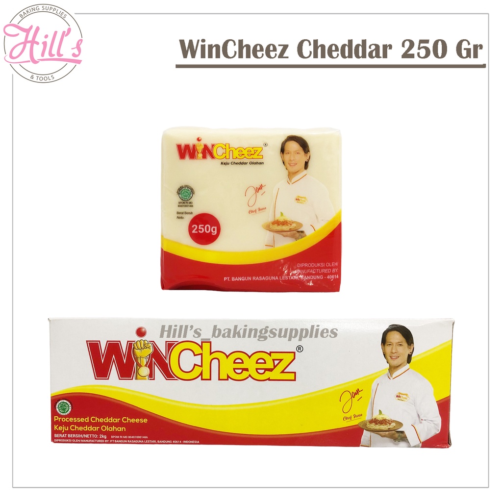 Jual WINCHEEZ KEJU CHEDDAR 250 GR / KEJU WIN CHEEZ REGULAR SERBAGUNA ...