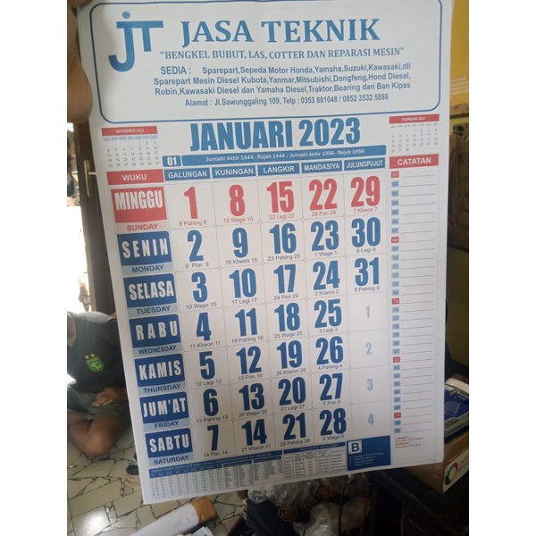 Jual Blangko Kalender Kerja | Shopee Indonesia