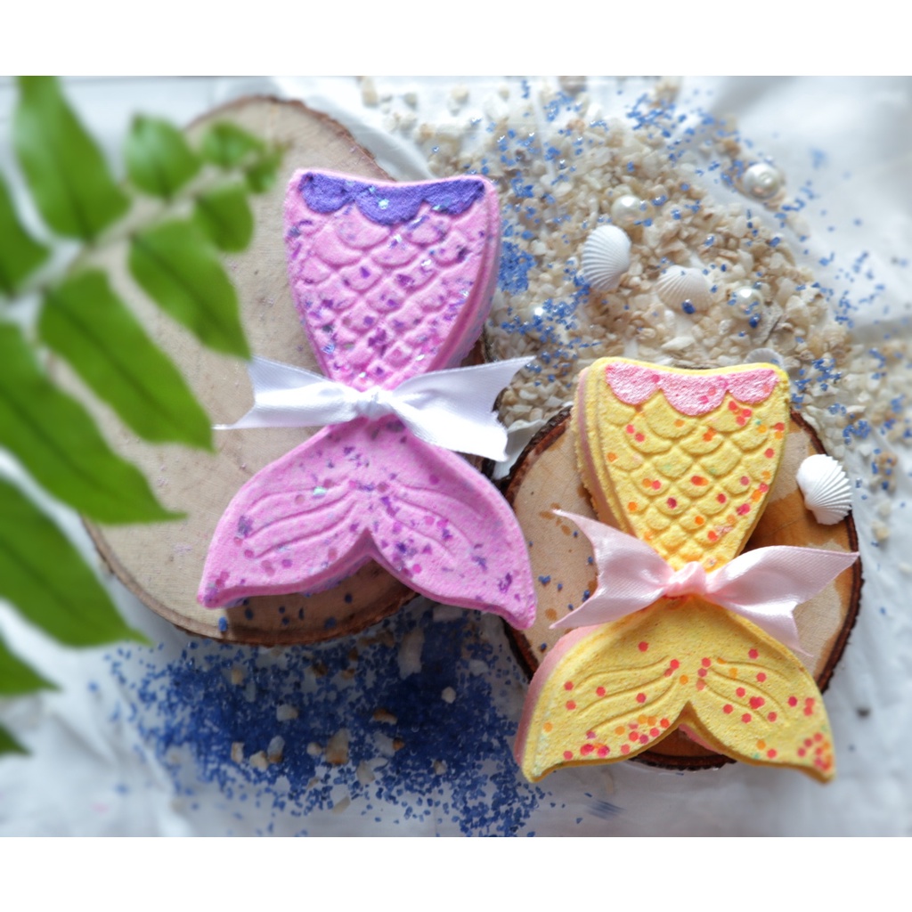 Jual Mermaid goes to the party bath bomb fizzy foamy bathbomb | Shopee ...