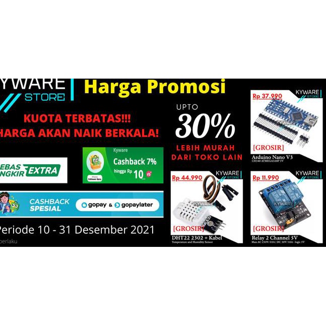 Jual AC Light Dimmer Robotdyn Module 1 Channel 220V 110V logic 5V 3.3V ...