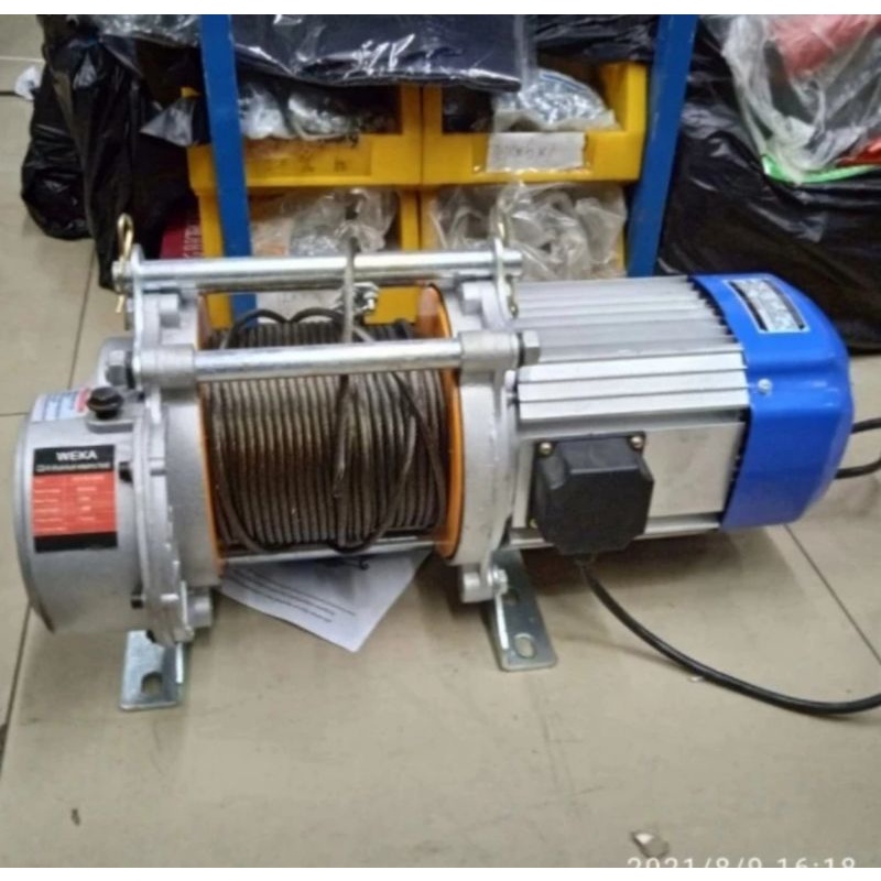 Jual Katrol listrik Electric winch Hoist 380volt 1500kg 50 meter ...