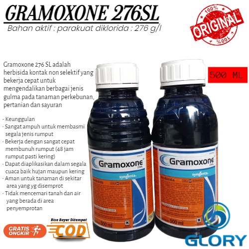 Jual Herbisida Sistemik Gramoxone 276SL 500ML Atau Obat Multifungsi ...