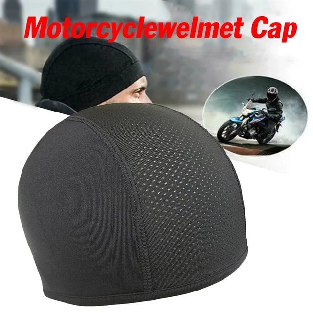Jual Moisture Wicking Cooling Skull Cap Inner Liner Helmet Dome Cap ...