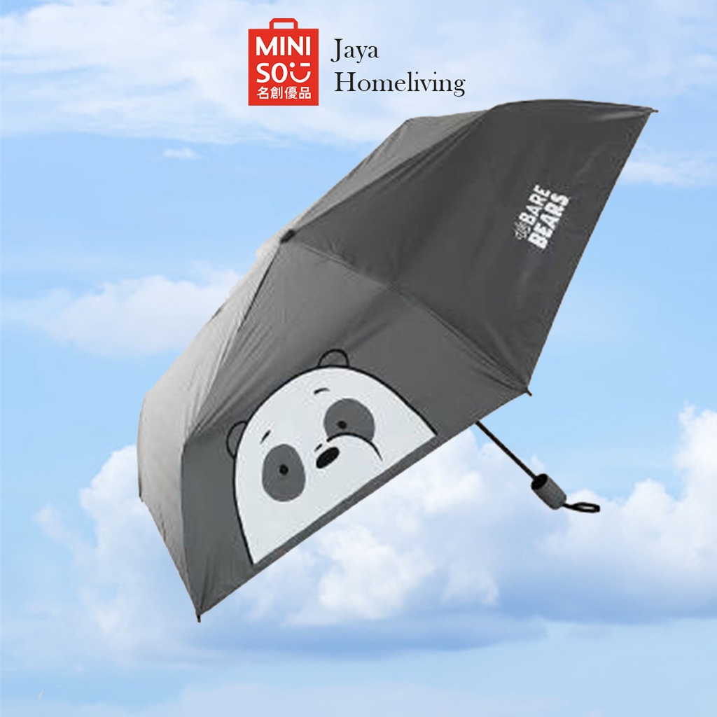 Jual MINISO PAYUNG LIPAT WE BARE BEARS MINISO UV PROTECTION UMBRELLA ...