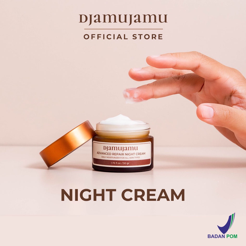 Jual DJAMUJAMU BOTANICALS Advanced Repair Night Cream 50g - Night Cream | Shopee Indonesia