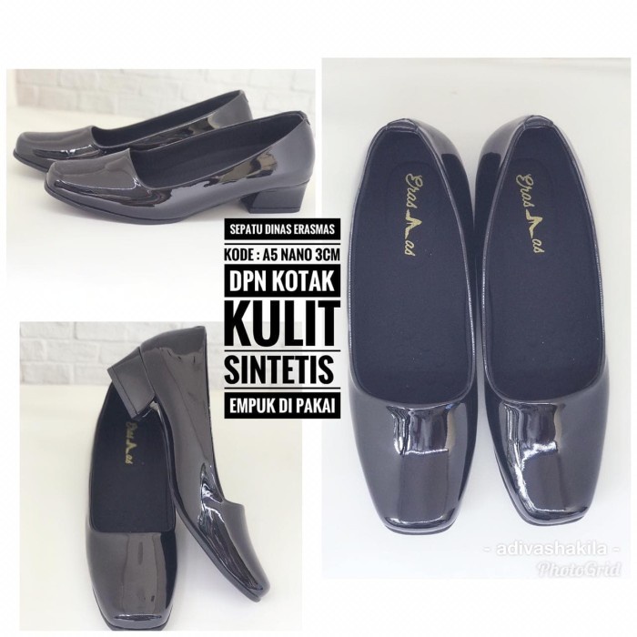 Jual Sepatu Dinas Pdh Polwan/Pns/Bhayangkari/Pol Pp/Sipir/Persit A5 ...