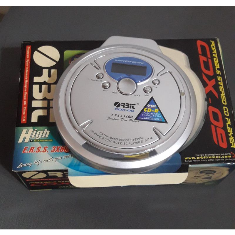 Jual ORBIT CDX 09 PEMUTAR CD PLAYER PORTABLE STEREO | Shopee Indonesia