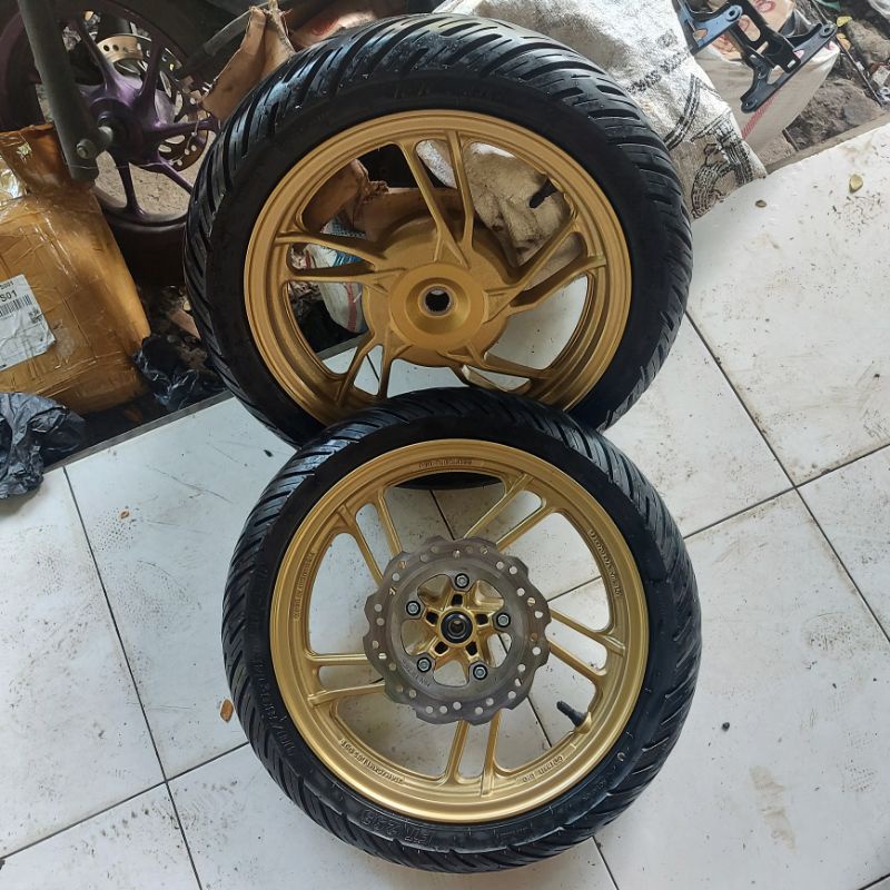 Jual VELG BAN RODA RACING ALL NEW VARIO 125 ALL NEW VARIO 150 SE GOLD ...