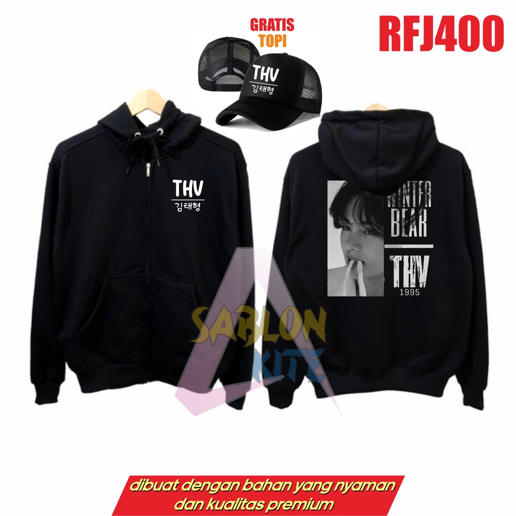 Jual GRATIS TOPI!!! JAKET THV WINTER BEAR TAEHYUNG RFJ400 | Shopee Indonesia