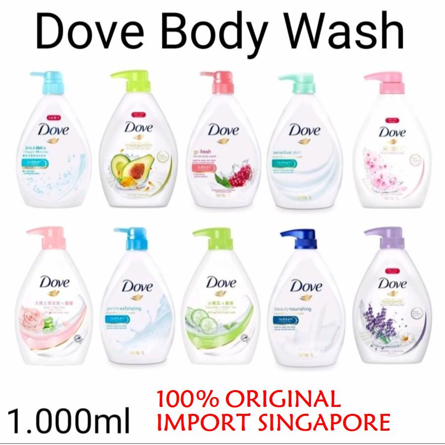 Jual Dove Go Body Wash Import Singapore 1 Liter 1000ml Sabun Mandi 1L Japanese Yuzu Lavender ...