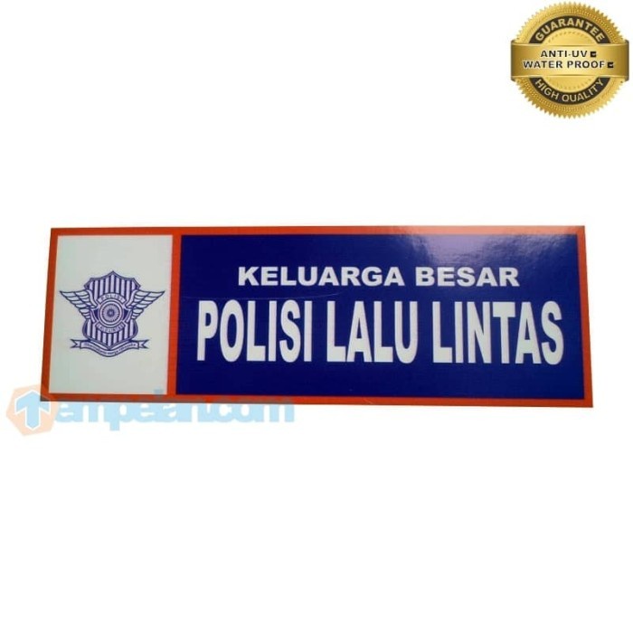 Jual STIKER KELUARGA BESAR POLISI LALU LINTAS | Shopee Indonesia