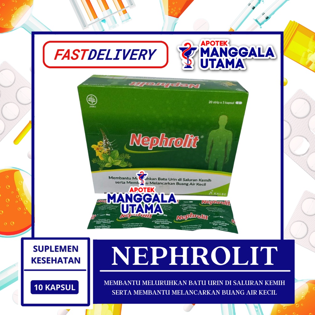 Jual NEPHROLIT PER STRIP ISI 5 KAPLET | Shopee Indonesia