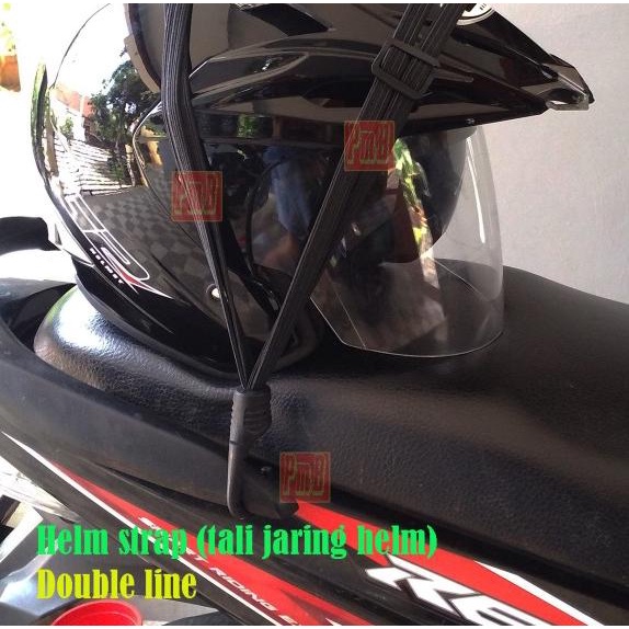 Jual Helm Strap Tali Jaring Helm Bagasi Motor Double Line Elastis ...