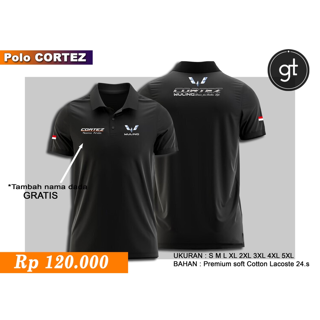 Jual polo shirt WULING CORTEZ | Shopee Indonesia