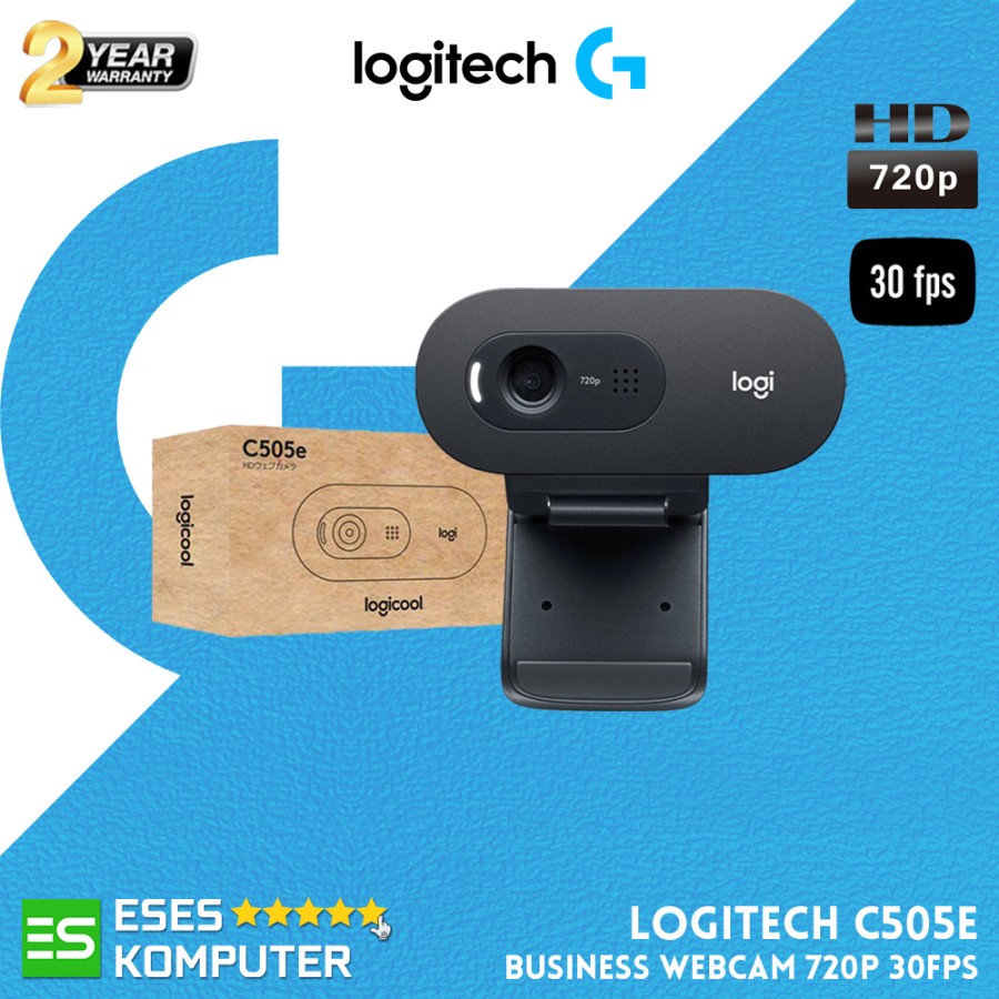 Jual Webcam Logitech C505e HD Business Webcam 720P 30 fps | Shopee ...