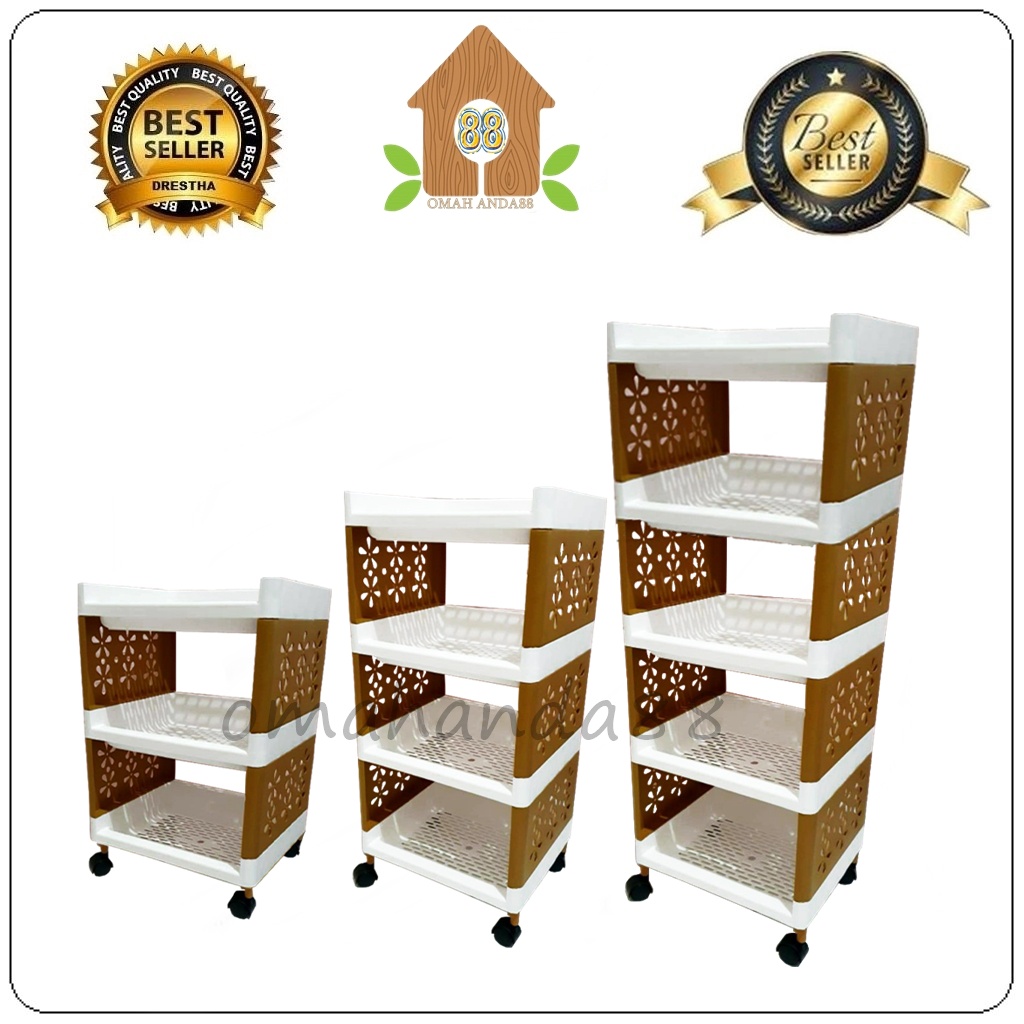 Jual Omahanda88 Rak YOYO Rak Serbaguna roda Rak Apartemen 5 Susun ...