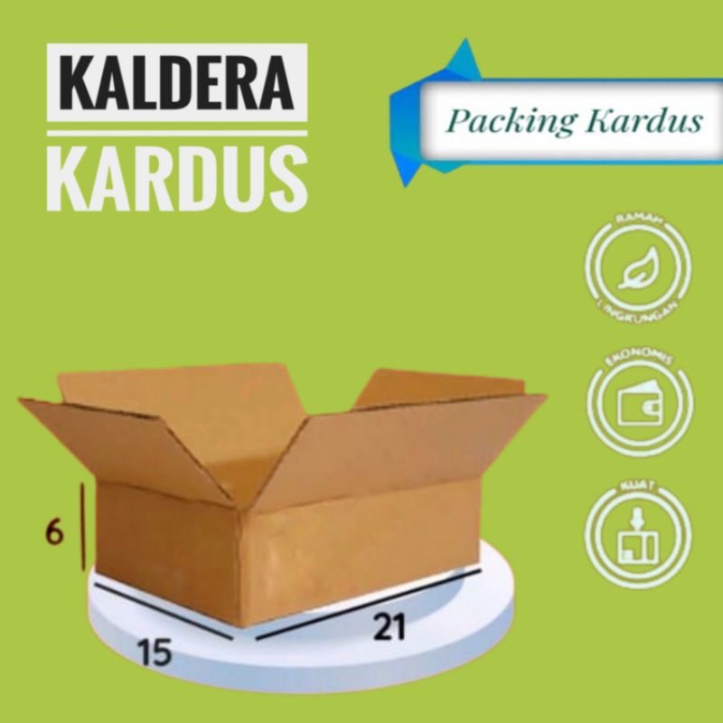 Jual kardus packing 21 x 15 x 6-karton Box Dus kotak kemasan packaging ...