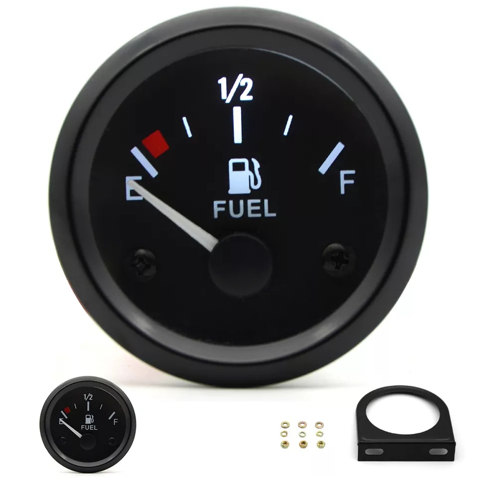 Jual Mobil Gauge Fuel Meter Indikator Bensin 2 inci Black | Shopee ...