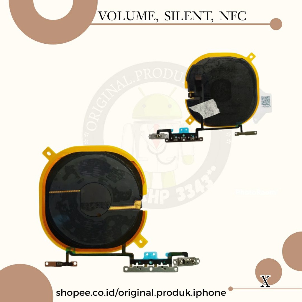 Jual FLEXIBLE VOLUME SILENT NFC IP X FULLSET ORIGINAL new | Shopee ...
