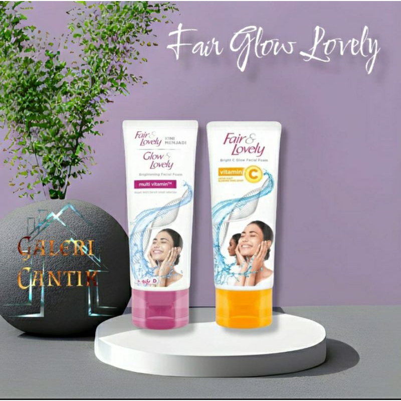 Jual Fair Glow Lovely Facial foam 100gr | Shopee Indonesia