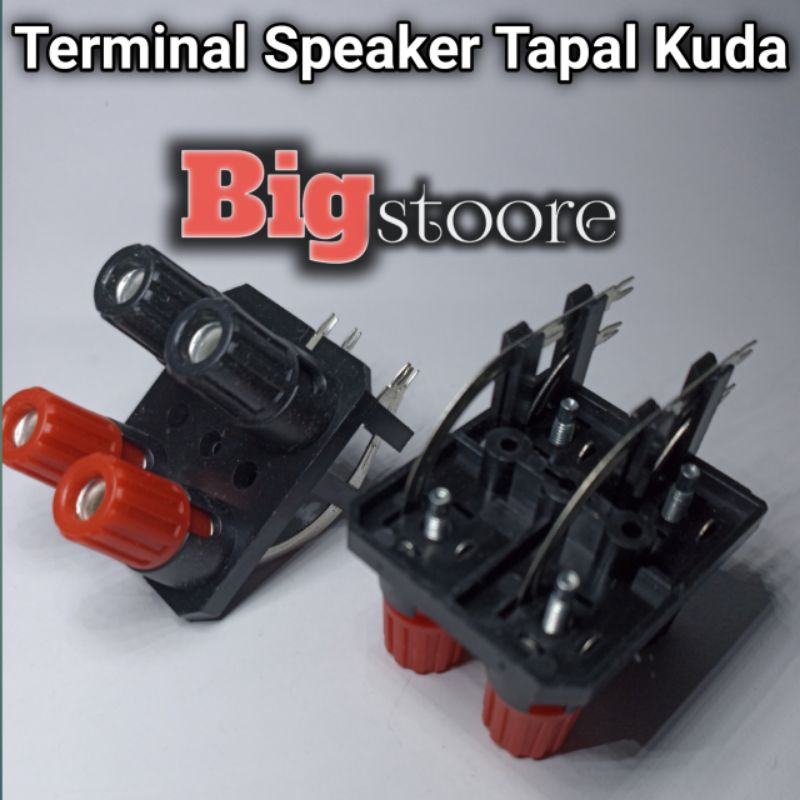 Jual Terminal Speaker Tapal Kuda 4 Pin Bagus | Shopee Indonesia