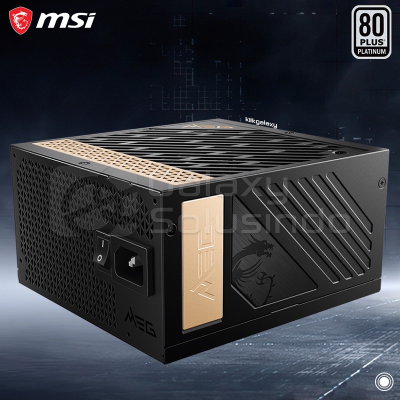 Jual MSI MEG Ai1300P PCiE5 1300watt 80+ Platinum Full Modular - Power ...
