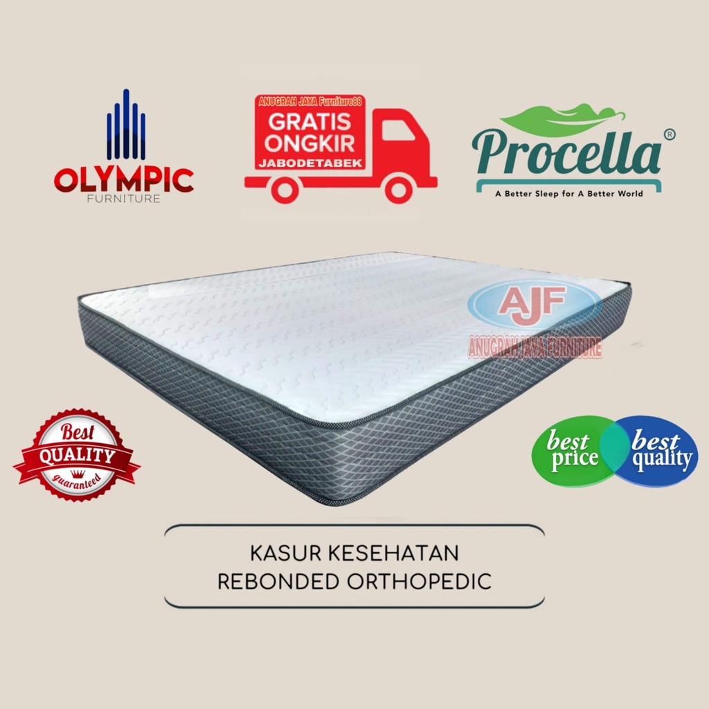 Jual Olympic Procella Kasur Orthopedic Rebonded Kasur Busa Rebonded ...