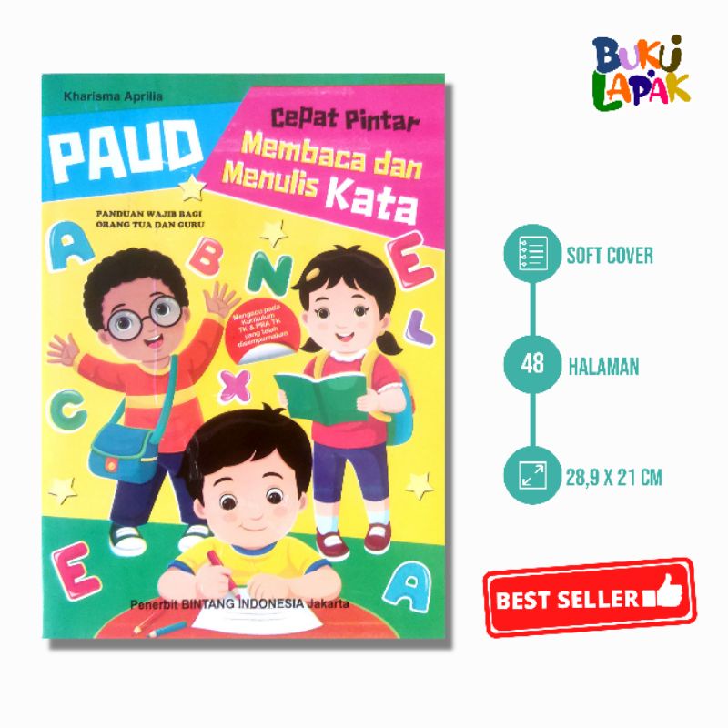 Jual Bukulapak Buku Anak Cepat Pintar Membaca dan Menulis Kata Pra TK ...