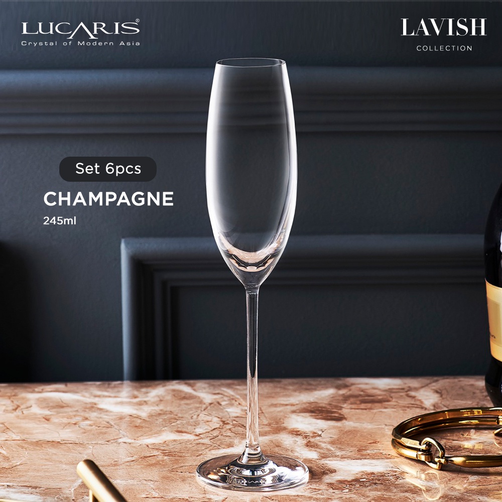 Jual Lucaris Lavish Champagne / Gelas Sampanye | Shopee Indonesia