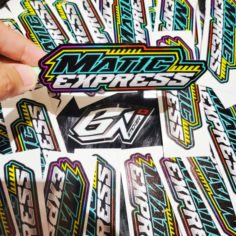 Jual stiker viral sticker kata2 Matic expres | Shopee Indonesia