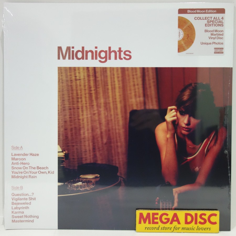 Jual LP Taylor Swift - Midnights Album Vinyl PH - Cek Varian / Barcode ...