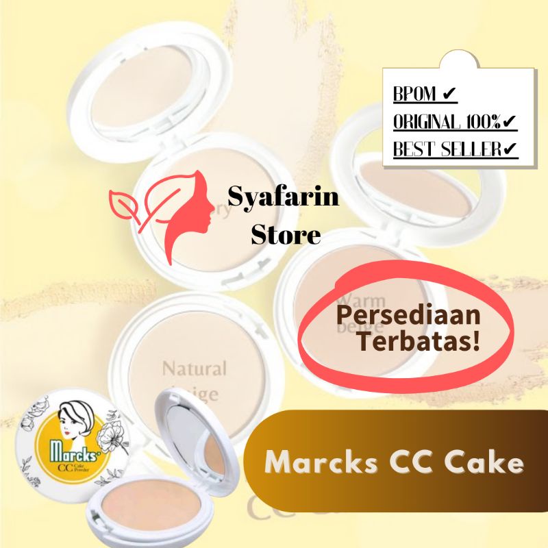 Jual Marck CC cake powder All Variant (Natural, Ivory, Warm beige ...