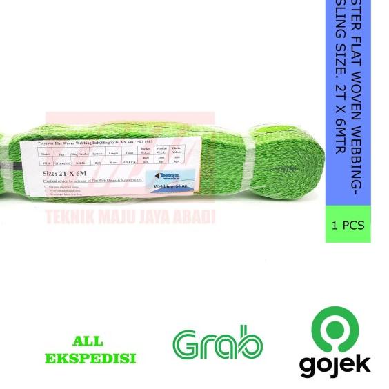 Jual BENZ Webbing Sling 2Ton x 6Mtr / 2T x 6M | Shopee Indonesia