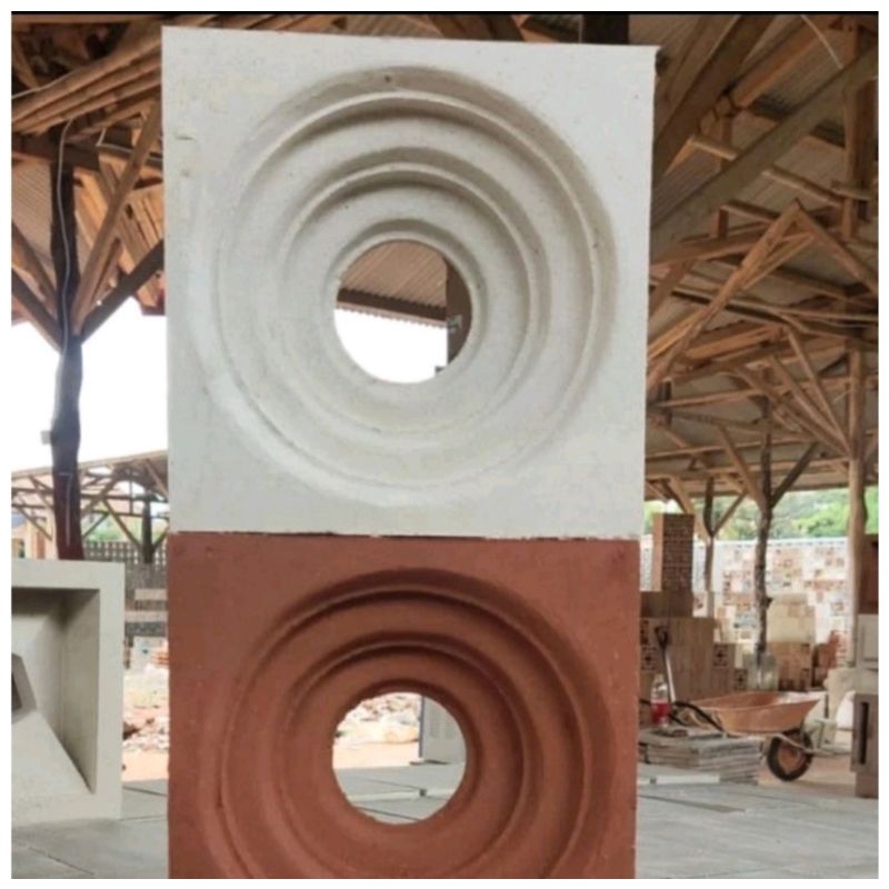 Jual Roster Beton minimalis Bulat melingkar 2 sisi | Shopee Indonesia