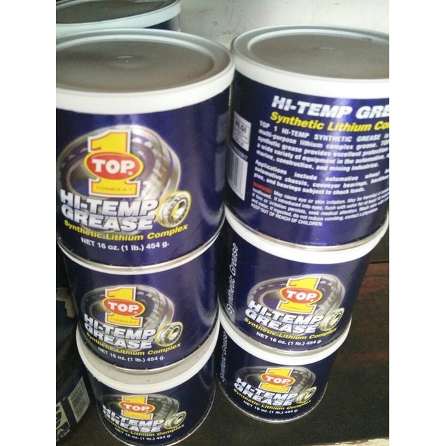 Jual Top1 Top One Hitemp hi temp grease Lithium Complex Biru kemasan ...