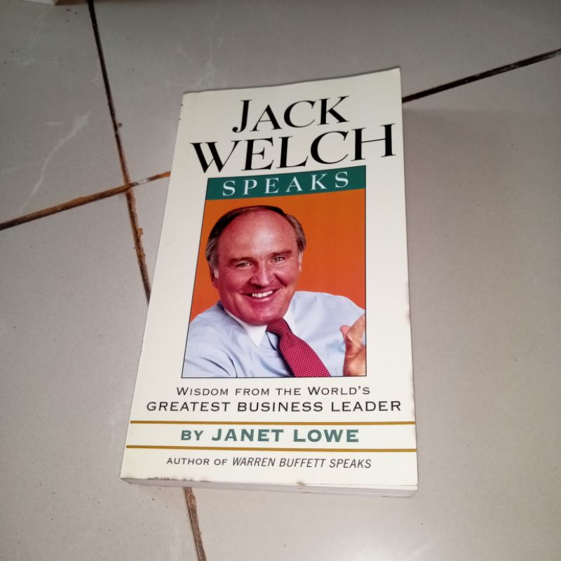 Jual Buku JACK WELCH SPEAKS by Janet LowE | Shopee Indonesia