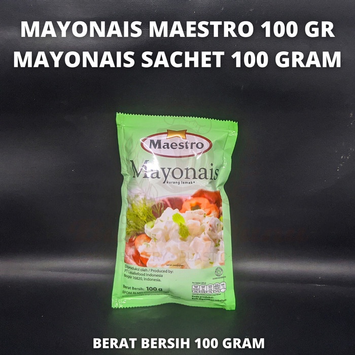 Jual Mayonnaise Maestro 100 gram | Shopee Indonesia