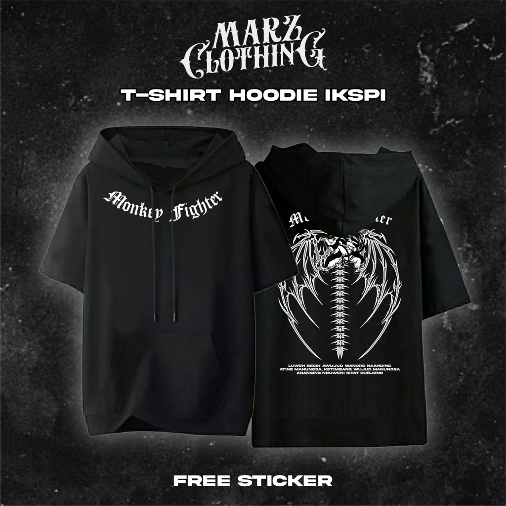 Jual TS HOODIE MONKEY FIGHTER DISTRO | Shopee Indonesia