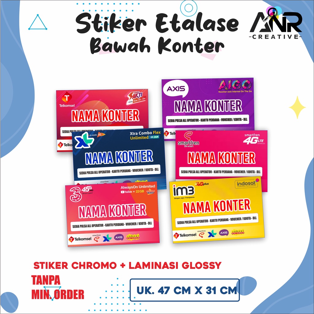 Jual Stiker Etalase Konter/ Stiker Hiasan Konter / StikerEtalaseBawah ...