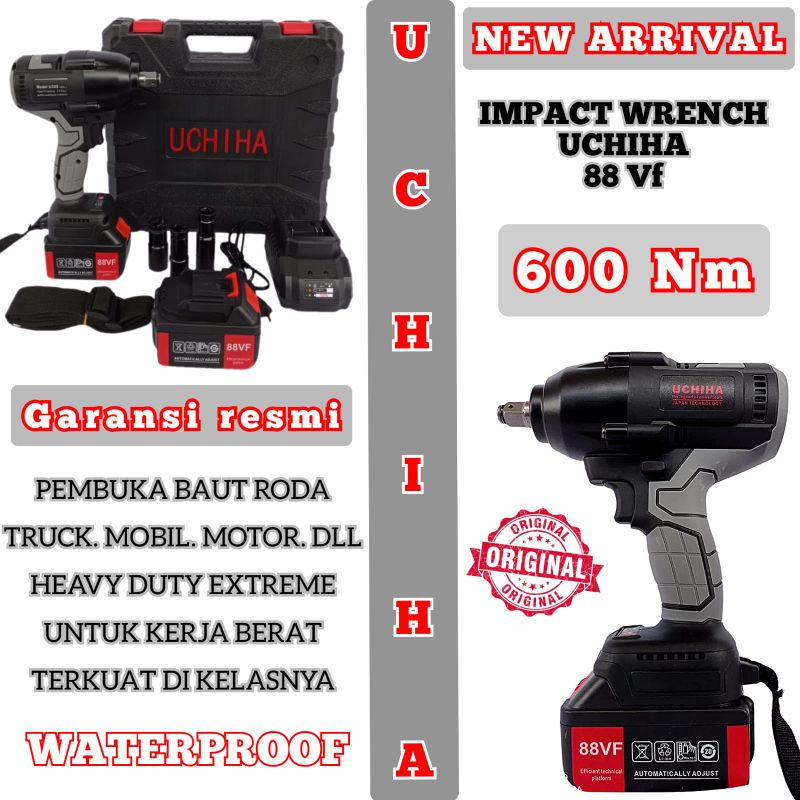 Jual Impact wrench 88vf uchiha mesin pembuka baut ban roda truck mobil ...