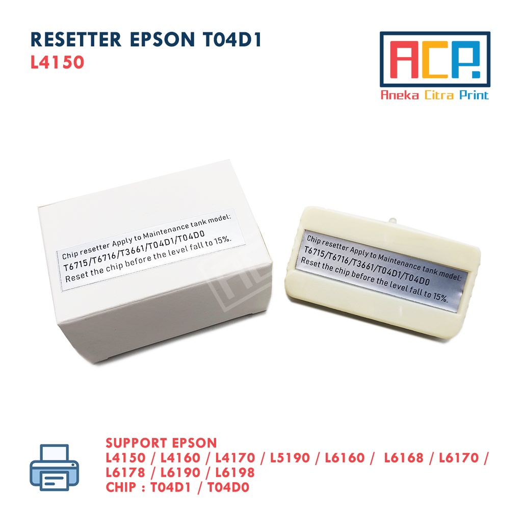 Jual Resetter Chip T04D1 Maintenance Box Epson - L4150 L4160 L5190 ...